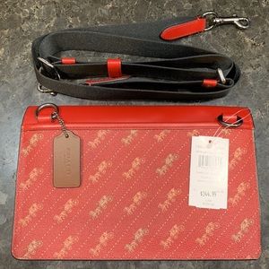 Coach | Bags | Coach Turner Flap Crossbody Horse And Carriage Dot Print ...